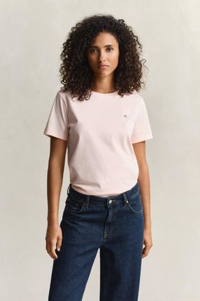 GANT Damen Shield T-Shirt (XXXL) APRICOT Rosa