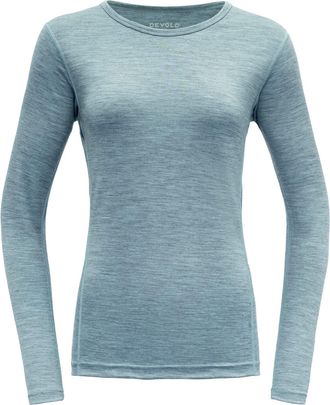 Devold Breeze Langarm Shirt Damen blau