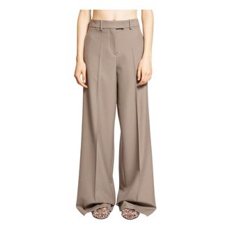 The Attico Femme, Pantalons, Beige, Taille: 38 FR Long Pant