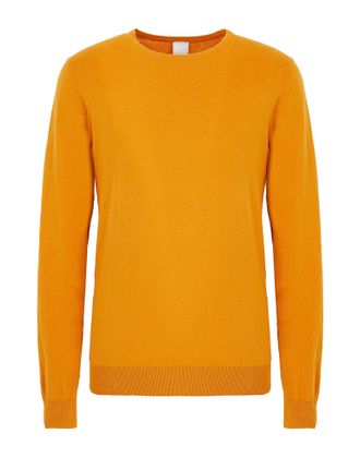 8 by YOOX COTTON-CASHMERE BLEND BASIC CREW-NECK JUMPER