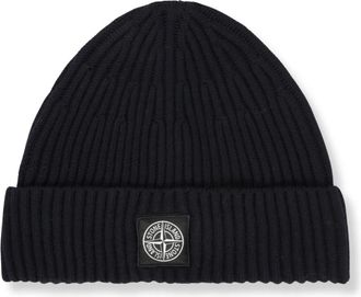 Stone Island Homme, Accessoires, Bleu, Taille: ONE Size N100002 Full Rib RWS Wool
