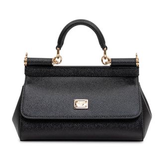Dolce & Gabbana Mini Sicily Handbag - - Bags - Damen - Schwarzk - ONE SIZE
