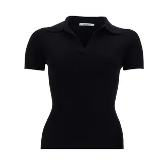 Max Mara Mxmalbero Polo - Femme - Tops - Bleu - Taille: 36 FR