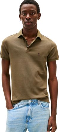 Tommy Hilfiger Herren Poloshirt Kurzarm 1985 Slim Fit, Gr&uuml;n (Army Green), XXL