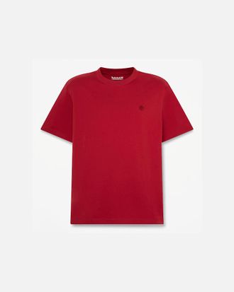 Timberland Oyster River Kurzarm-T-Shirt mit regul&auml;rer Passform f&uuml;r Herren in Rot, Herren, Rot, Gr&ouml;&szlig;e