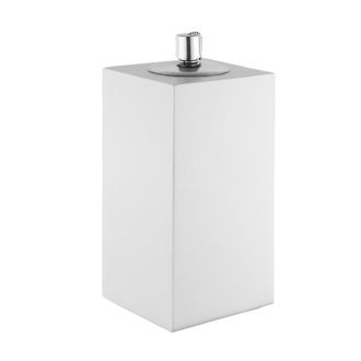 greemotion &Ouml;llampe in Beton Optik f&uuml;r Drau&szlig;en-Garten &Ouml;l Lampe Outdoor Petroleumlampe mit Docht & L&ouml;sch Glocke-Tisch Leuchte Modern & Hoch, Stein, Wei&szlig;, gro&szlig;