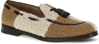 Fratelli Rossetti Two-Tone Boucl&eacute; Loafers - Beige