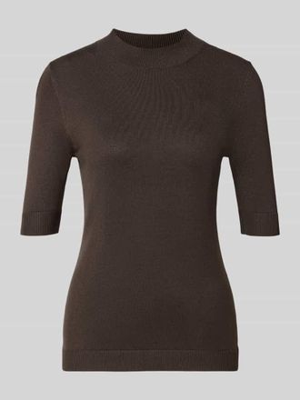 Comma Slim Fit Bluse aus Viskose-Mix in Strick-Optik