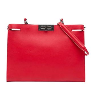 Fendi unisex, Pre-owned, Rouge, Taille: ONE Size Sac bandouli&egrave;re vintage Pre-owned