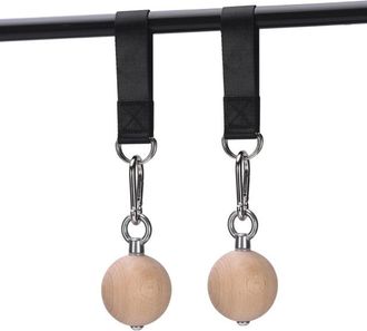Generico Kugelgriff f&uuml;r Klimmz&uuml;ge, 2 Trainingsger&auml;te, rutschfester Armtrainer, f&uuml;r Krafttraining zu Hause, mit Klimmzugstange, Widerstandsband und