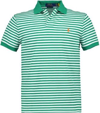 Polo Ralph Lauren Herren Polo-Shirt gr&uuml;n gestreift Slim Fit