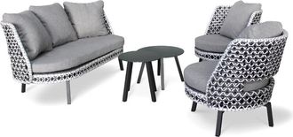DCB Garden Dcb Garden - agadir - Salon de jardin 4 places en aluminium