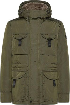 Peuterey Homme, Vestes, Vert, Taille: 2XL Aiptek NBE 03 Fur Field Jacket