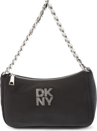 DKNY Lorena Schultertasche (Schwarz/Silber)