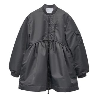 Cecilie Bahnsen Francis Nylon Jacket - - Jackets - Damen - Grau - S