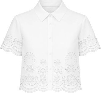 Saint Barth Femme, Blouses et Chemises, Blanc, Taille: 42 FR Clementine Shirt