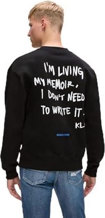 Karl Lagerfeld Karl Lagerfeld Jeans Homme Sweat Karlism Relax&eacute; Coupe Relax&eacute;e, Noir, M