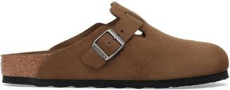 Birkenstock Herren Pantoletten BOSTON SOFT FOOTBED SUEDE