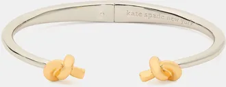 Kate Spade New York Kate Spade Sailors Knot Armreif Mit Scharnierverschluss f&uuml;r Frauen in Silber/Gold