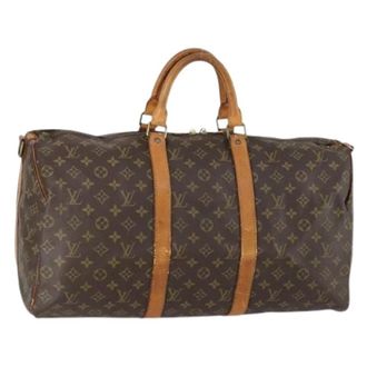 Louis Vuitton Sac week-end en toile Pre-owned - Femme - Pre-owned - Brun - Taille: ONE Size