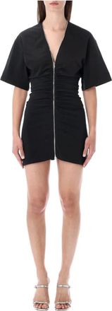 Alexander Wang Femme, Robes, Noir, Taille: 40 FR Zipper Tee Dress