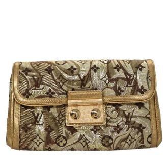 Louis Vuitton Pre-owned Toile pochettes-minaudieres - Femme - Pre-owned - Beige - Taille: ONE Size
