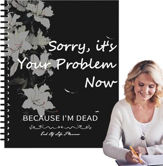 Generic Pers&ouml;nliches Informationen Organizer Notebook, Lebensende Spiral Notebook - Spiralplaner zur Organisation pers&ouml;nlicher Informationen - Neuheit Binder 