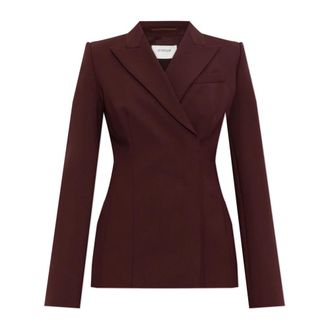 Sportmax Doppelreihiger Blazer Cocco - - Jackets - Damen - Rot - M