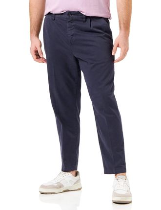 BOSS Herren Trousers Trousers Flat, Dark Blue, 31W / 32L EU