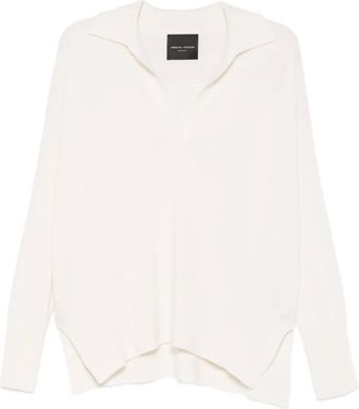 Roberto Collina long-sleeve sweater - Nude