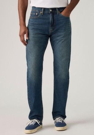 Levi's Straight-Jeans LEVIS 505, Herren, Gr. 29, L&auml;nge 32, blau (river bank cool), Denim/Jeans, Obermaterial: 99% Baumwolle, 1% Elasthan, unifarben, regular 