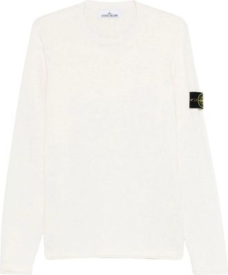 Stone Island Homme, Pulls, Blanc, Taille: L Pull ras du cou