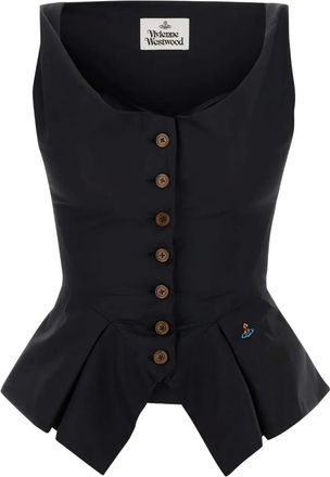 Vivienne Westwood Monday Pullunder mit Knopfdetail - Schwarz