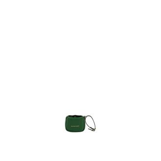 Pourchet Leather AirPods Case - unisex - Accessoires - Vert - Taille: ONE Size