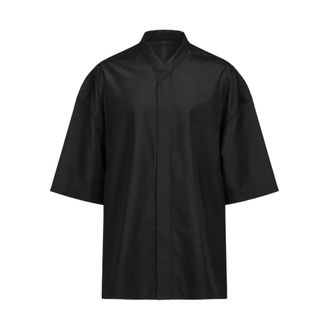 Rick Owens Giacca SS Jumbo Faun Shirt - - Shirts - Herren - Schwarzk - XL