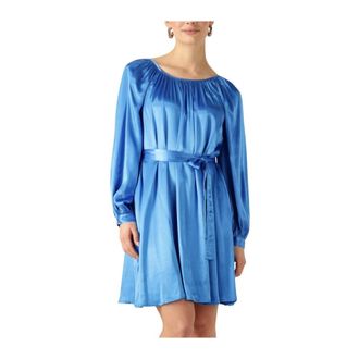 Greek Archaic Kori Kobaltblaues Mini-Kleid Charm - - Dresses - Damen - Blau - L