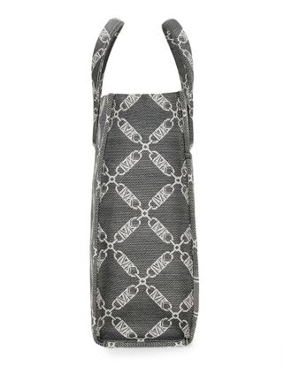 Michael Michael Kors Womens Gigi Large Tote Bag Black 53.cotton Handbags Hand