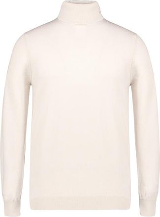 HUGO BOSS Herren Pullover beige unifarben