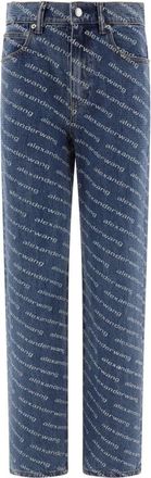 Alexander Wang Femme, Jeans, Bleu, Taille: W27 EZ Jean droite mi-haute