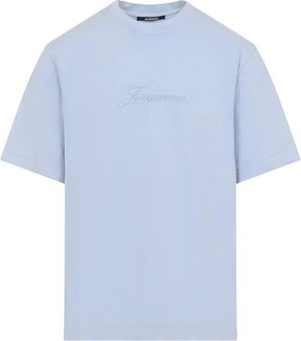 Jacquemus Homme, Tops, Bleu, Taille: XL T-Chemises