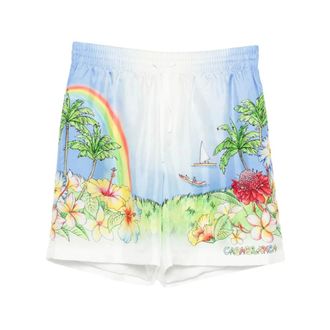 Casablanca Aloha Shorts mit Print-Detail - - Shorts - Herren - Mehrfarbig - M