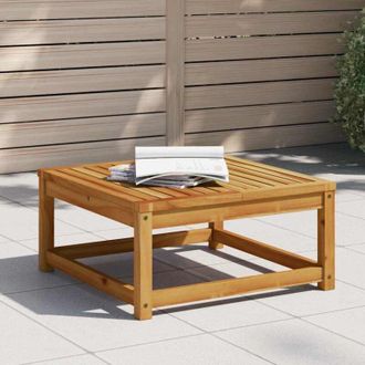 vidaXL Vidaxl - Table de jardin 63x63x30 cm en bois dacacia massif - Surface stable et facile &agrave; nettoyer - Pour usage ext&eacute;rieur durable