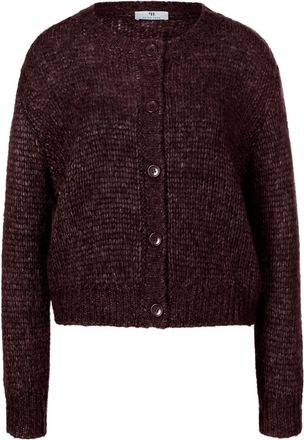 Peter Hahn Strickjacke überschnittener Schulter Peter Hahn rot