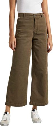 Pepe Jeans London Damen Tania Pants, Green (Olivine Green), 32W / 30L