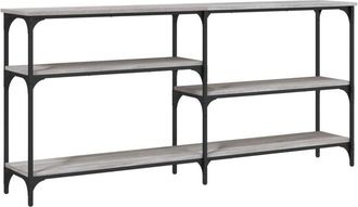 vidaXL Konsolentisch Grau Sonoma 160x29x75 cm Holzwerkstoff Vidaxl