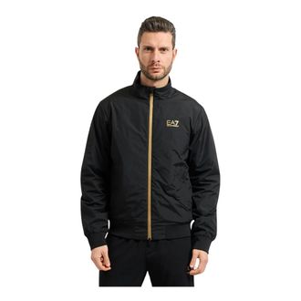 Emporio Armani Homme, Vestes, Noir, Taille: 3XL Veste Bomber en Nylon