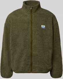 American Vintage Sweatjacke mit Logo-Patch Modell HOKTOWN