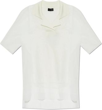 Lacoste unisex, Tops, Blanc, Taille: Xs/S Polo en piqu&eacute; transparent Runway