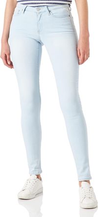 Replay Damen New Luz Powerstretch Jeans, 11 Blue Denim, 31W / 28L