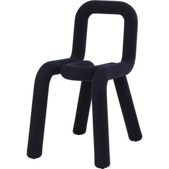 Moustache Chaise rembourrée Bold - Bleu - Mousse polyuréthane - Designer Big Game